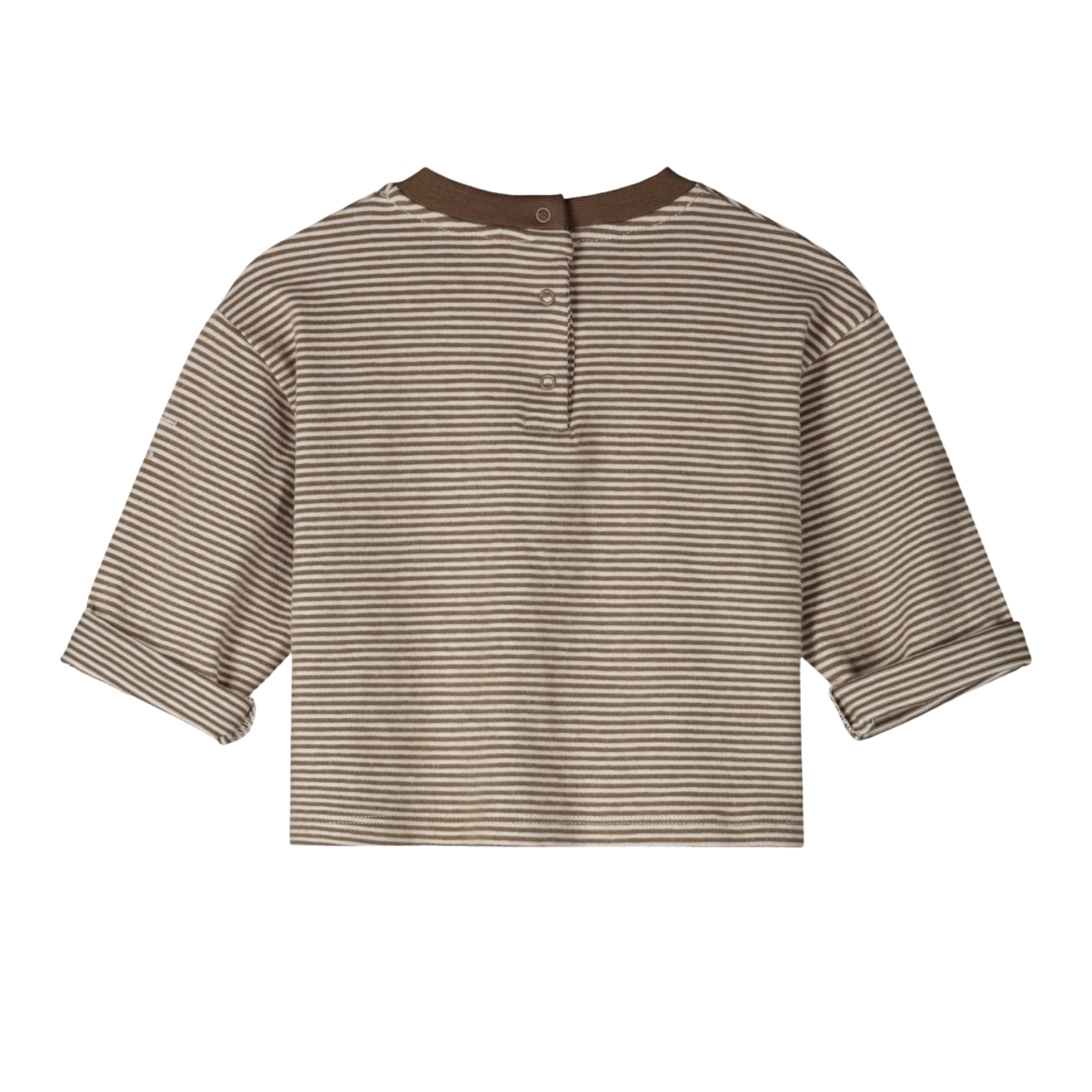 Baby L/S Pocket Tee Gots - Woody - Cream - Gray Label - Mase Conceptstore